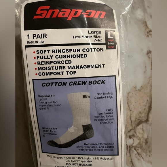 Snap-on | Underwear & Socks | New In Package Snapon Pair Gray Black ...